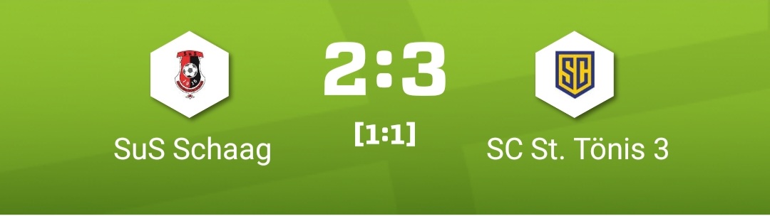 Bittere Heimniederlage - SuS Schaag 1916 e.V.
